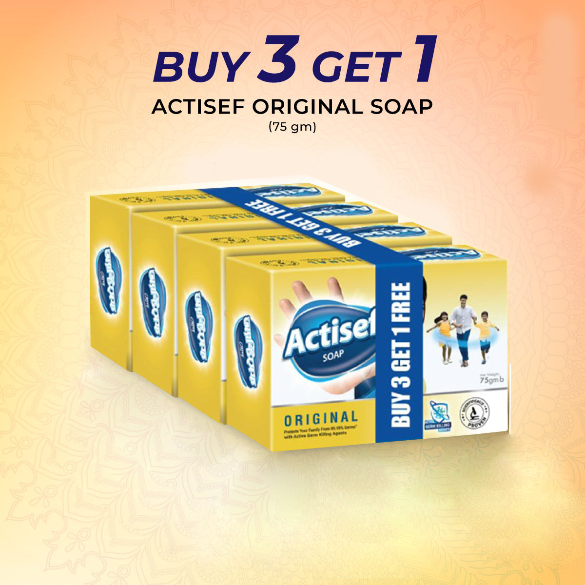 Actisef Original Soap 75gm (Buy 3 Get 1) – OHSOGO