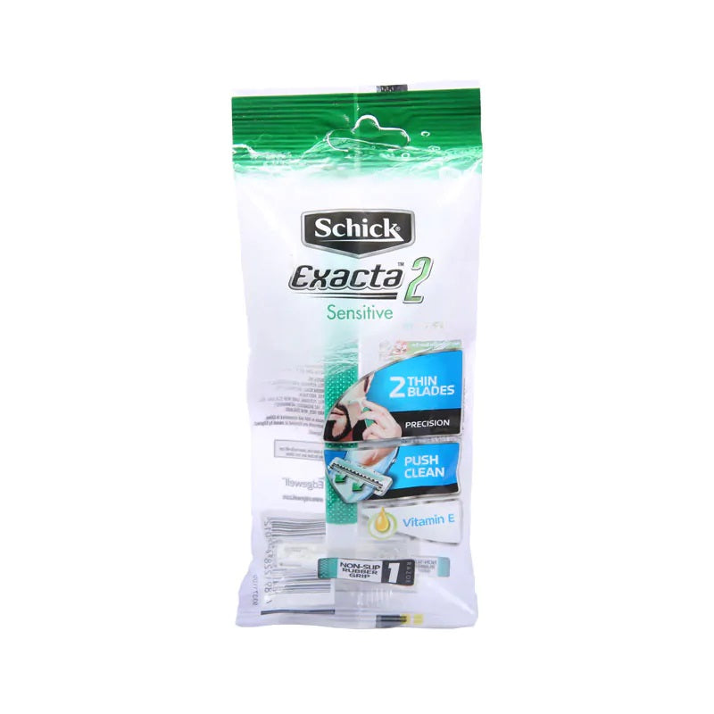 Schick Exacta 2 Sensitive Disposable Razor with Vitamin E – OHSOGO