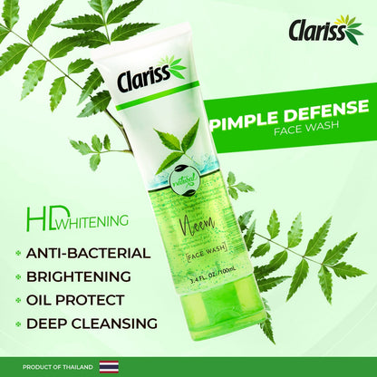 Buy Clariss Neem Pimple Defense Face Wash (100ml) Online at Best Price ...