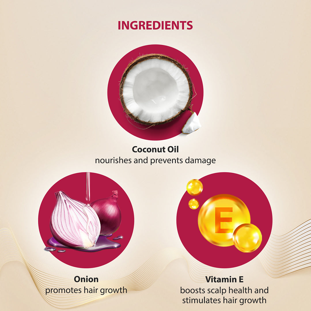 Buy Onion Bundle - Parachute Advansed Onion Hair Growth Oil 200ml & Parachute Naturale Shampoo ...