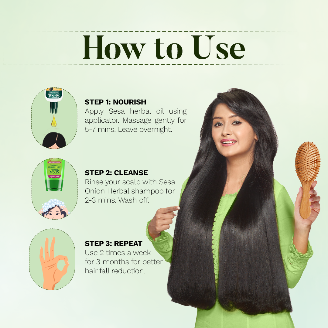 SESA Herbal Care Anti-Hair Fall Shampoo – OHSOGO